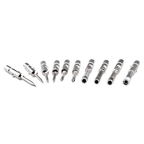 ETopLikeĀ® Screwdrivers Kit Repair Tool for Eyeglass/Glasses/Watch/Cellphone/Clock (12PCS, Travel Pocket)