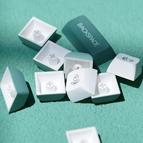 EPOMAKER Botanic Garden 138 Keys PBT XDA Profile Keycaps Set for Mechanical Gaming Keyboard, Compatible with Cherry Gateron Kailh Otemu MX Structure