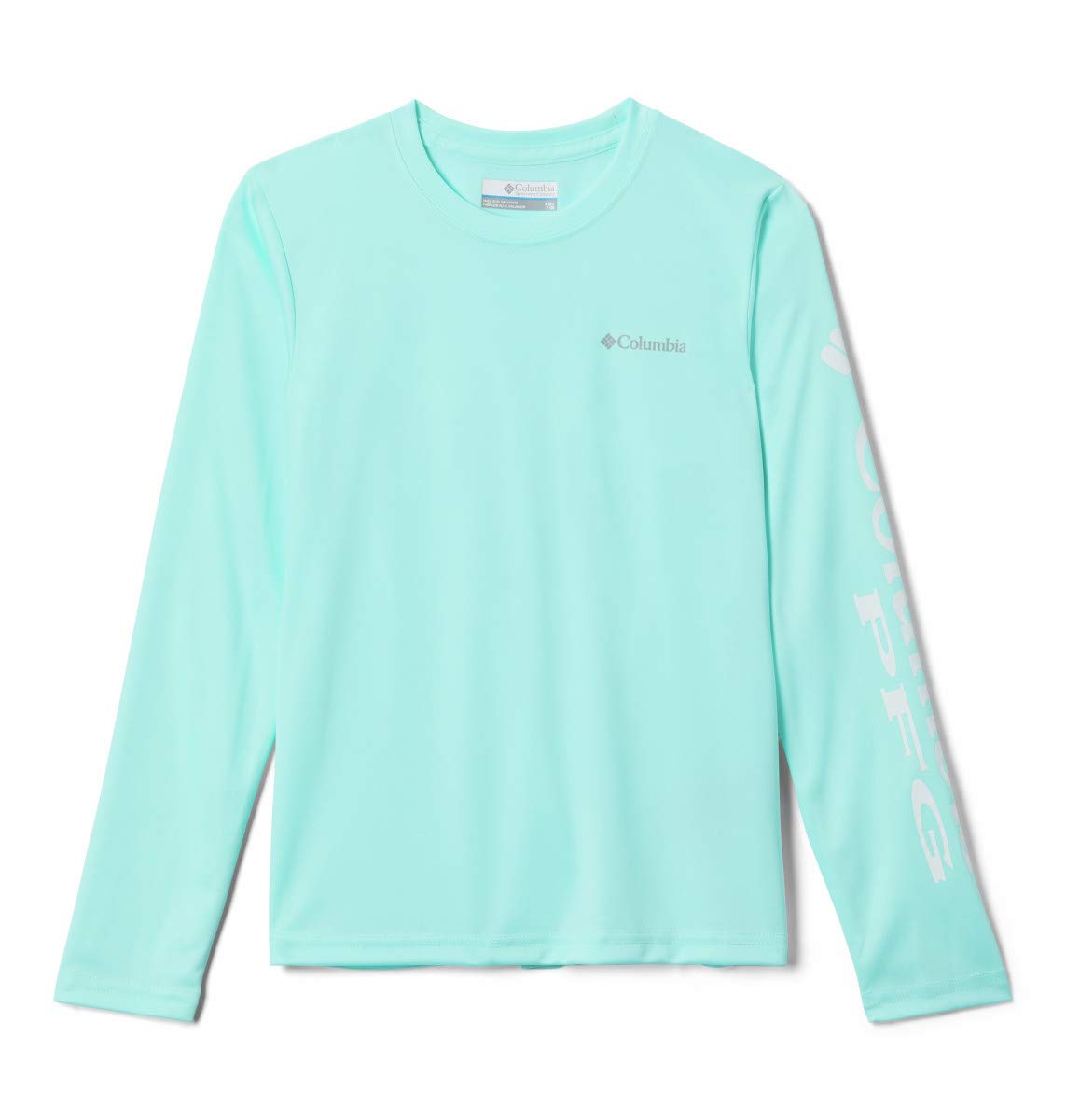 Columbia Youth Boys Terminal Tackle Long Sleeve Tee, Gulf Stream, Small