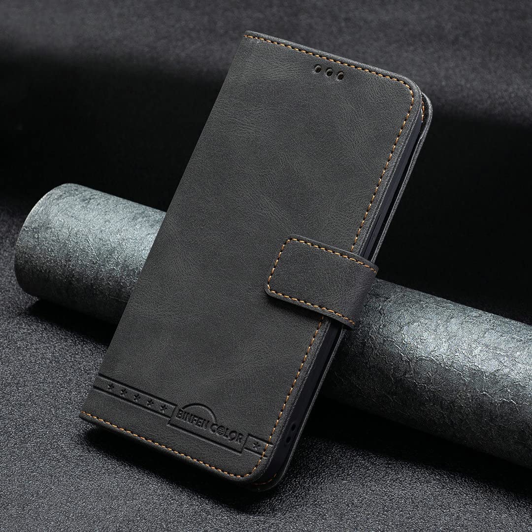 Case for Sony Xperia Z5 Premium Case Compatible with Sony Xperia Z5 Premium Phone Case Flip Stand Cover PU Leather BF09 Wallet Case Black