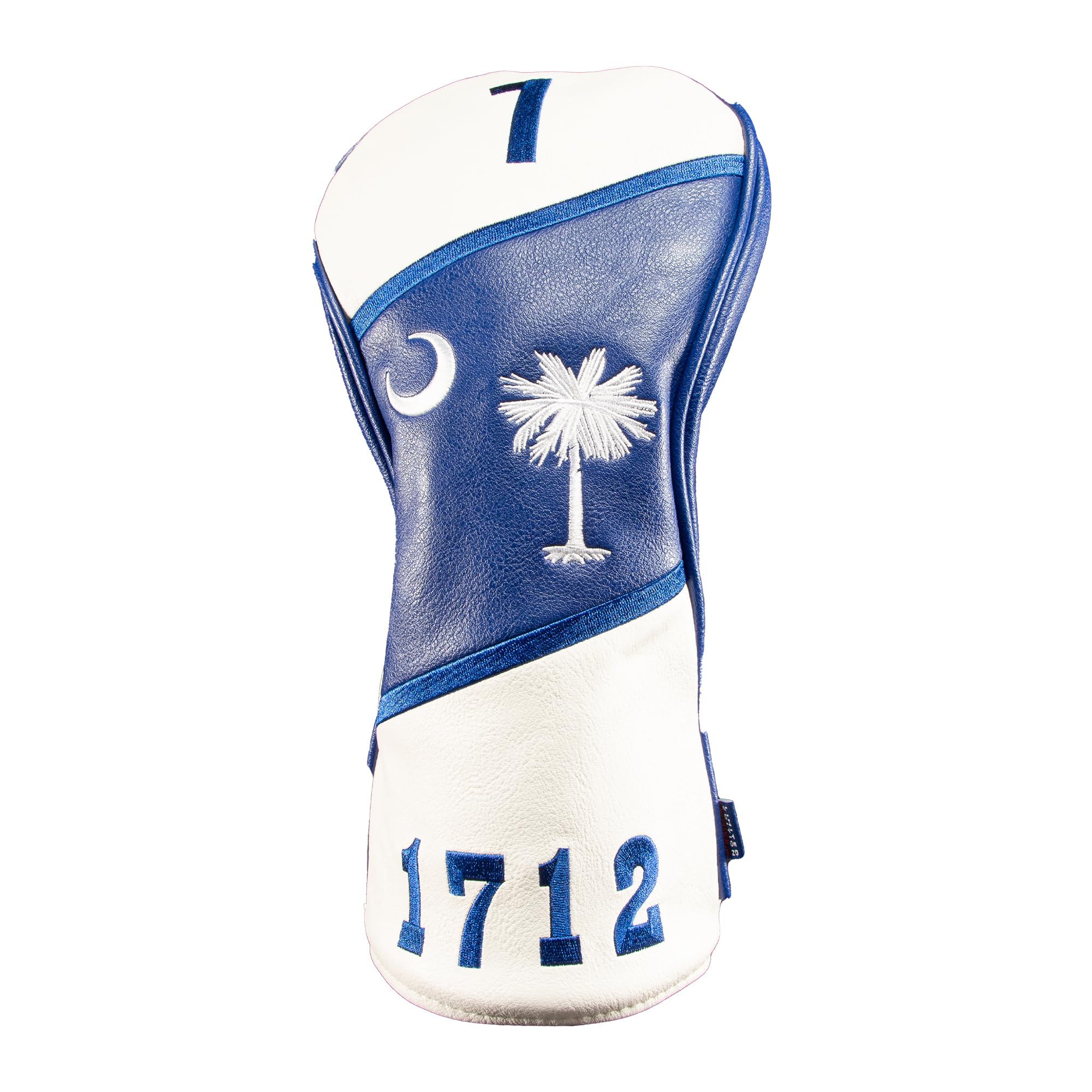 CMC Design Custom South Carolina Embroidered Golf Driver Head Cover - Glove Soft Lining - Design Elements Include Applique and Embossing - Great Fit on Any Club as Golf Head Covers, Wood Cover