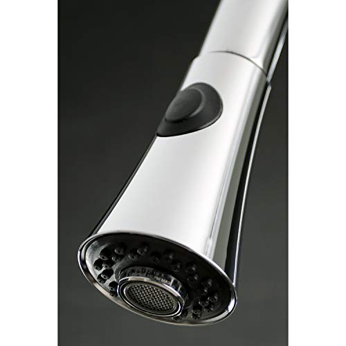 Kingston Brass Gourmetier LS8721DL Concord Single-Handle Pull-Down Kitchen Faucet, Polished Chrome, 8-3/8 inch in Spout Reach
