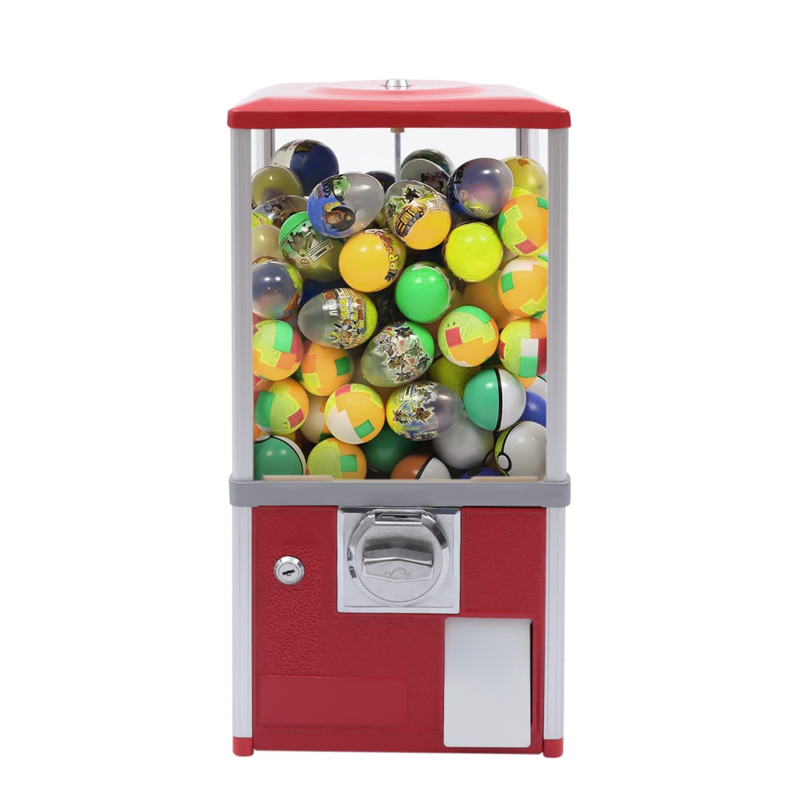 Cbhfmljd Vending Machine Candy Gumball Machine Large Load Capacity Gumball Vending Machines 1.1-2.1β Ball for Selling Small Capsule Toys, Candy, Pinballs, Retail Stores, Amusement Parks, Hypermarkets