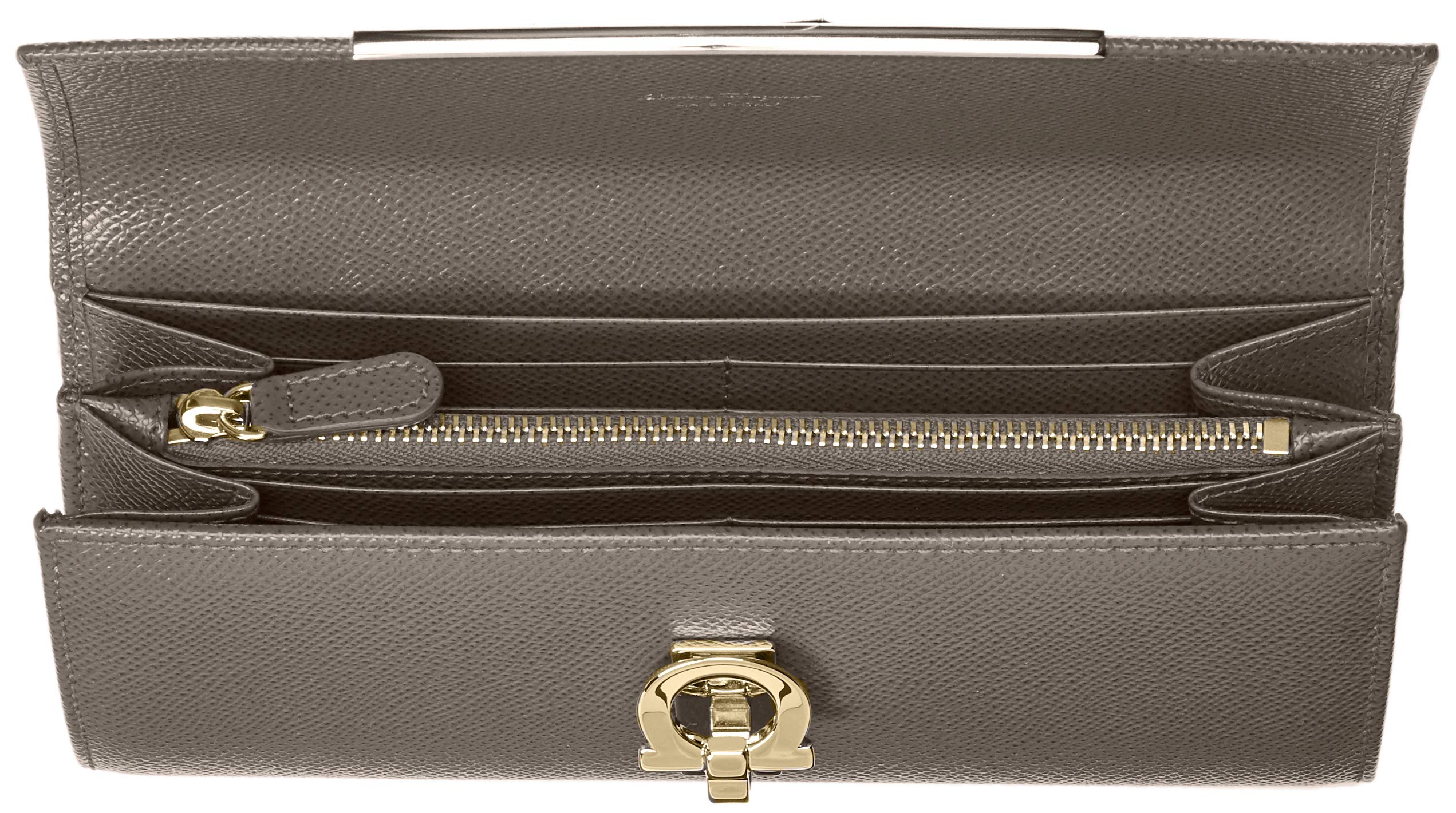 Salvatore Ferragamo 22D150 Gancini Genuine Leather Wallet 22D150-714922 CARAWAYSEED