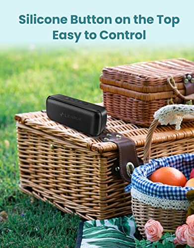LENRUE Bluetooth Speaker,Wireless Portable Speakers with TWS, 12H Playtime, Clear Sound for Home,Travel and Outdoor,Handfree Calls Compatible with for iPhone, Samsung Android and More