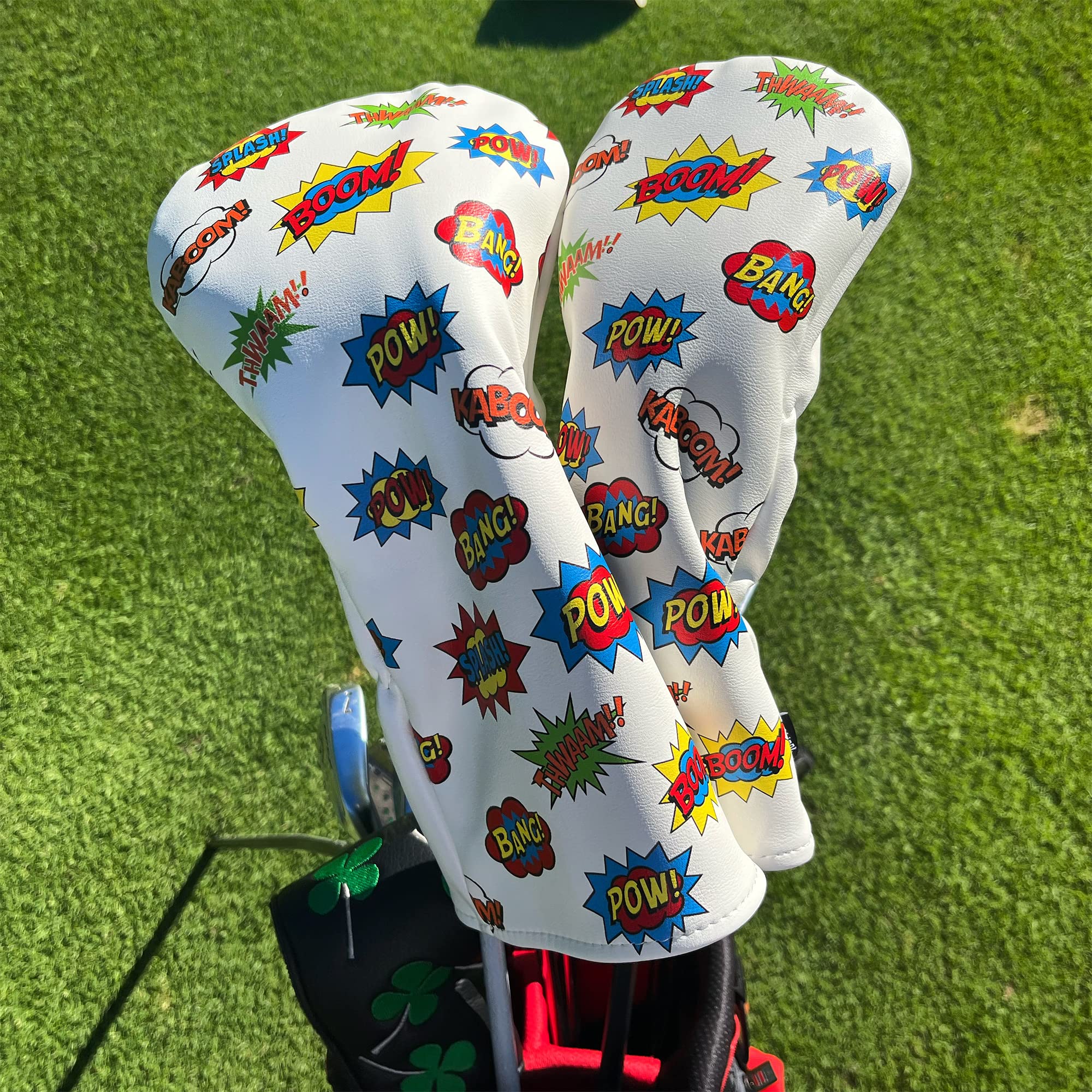 Comic Book Fairway Wood Headcover by Chippi Golf