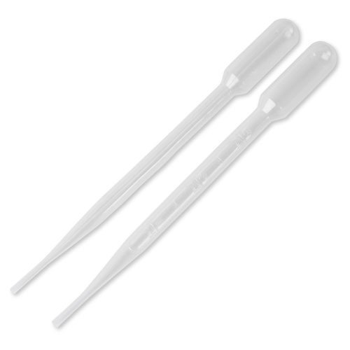 GreenHealth - 200 Pack - Plastic Transfer Pipettes 3ml; Graduated Transfer Pipette