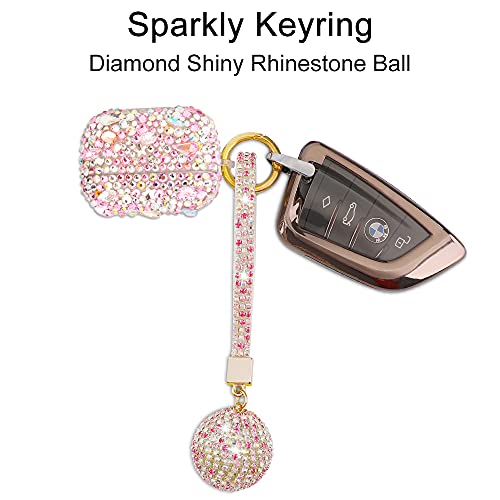 Luxurious Rhinestone AirPods Pro Case, Protective Bling Diamonds AirPod Charging Protective Case Cover for Apple I10/I12 TWS