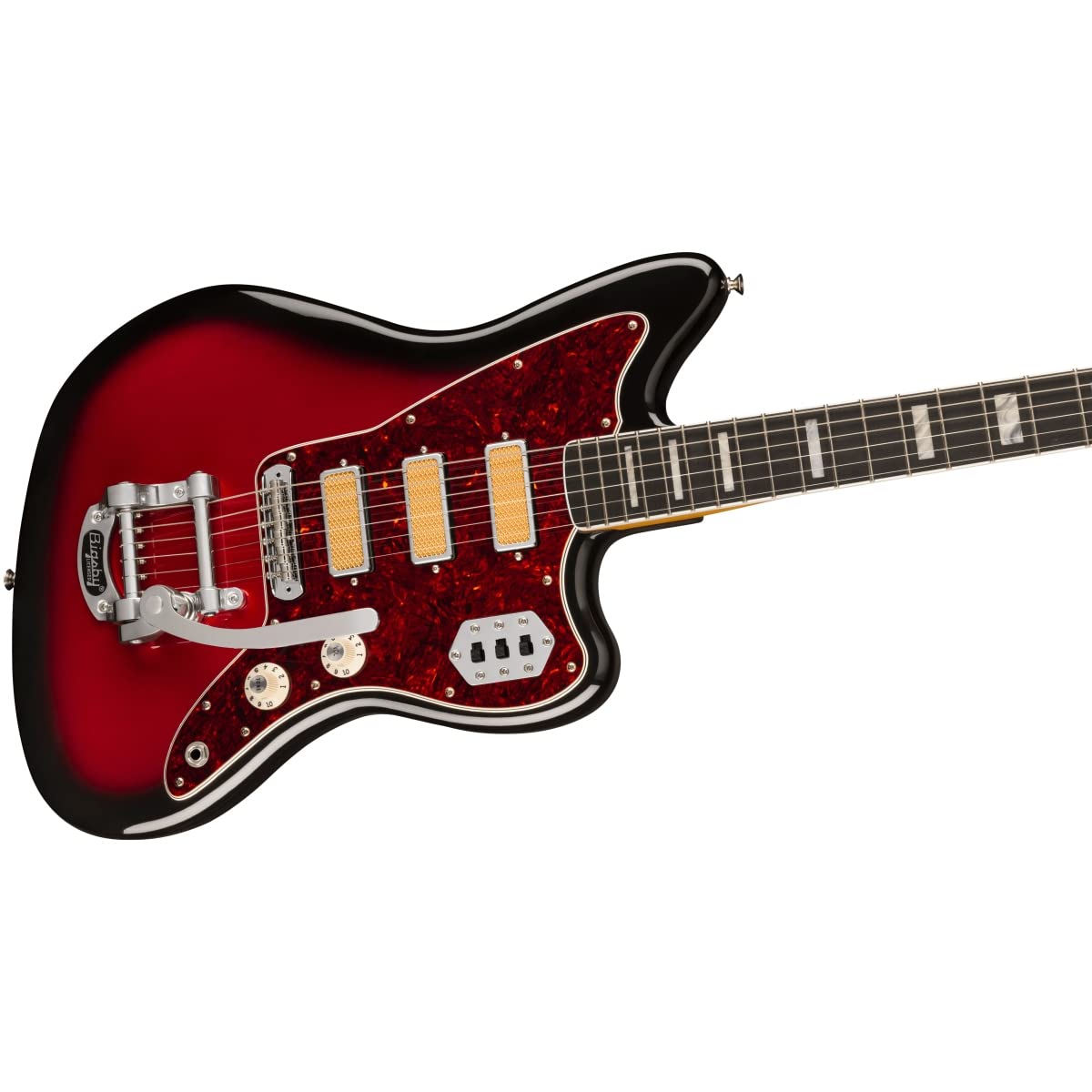 Fender Gold Foil Jazzmaster Electric Guitar - Candy Apple Burst