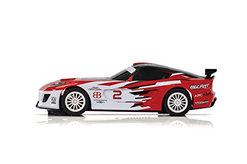 Scalextric LMP & GT Endurance LMP vs GT Oval Slot Car Analog 1:32 Race Track Set C1399T, Yellow/Red & White