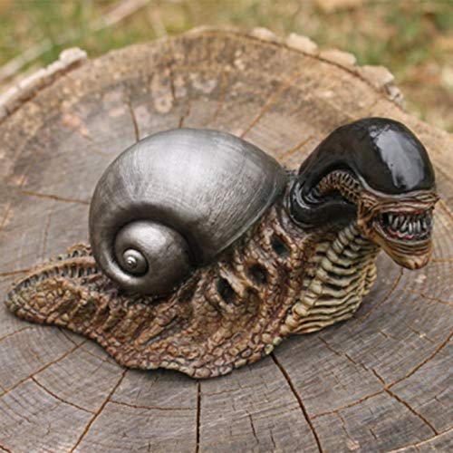 Uncosinb Alien Snail Statue Figure Statues Model Doll Collection Birthday Gifts Long Garden Home Decoration