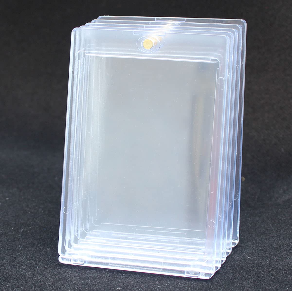 WINTRA 5 Count 35pt Magnetic Card Holder Cases, Magnet Closure Card Protectors for Standard Trading Cards and Regular Sports Cards