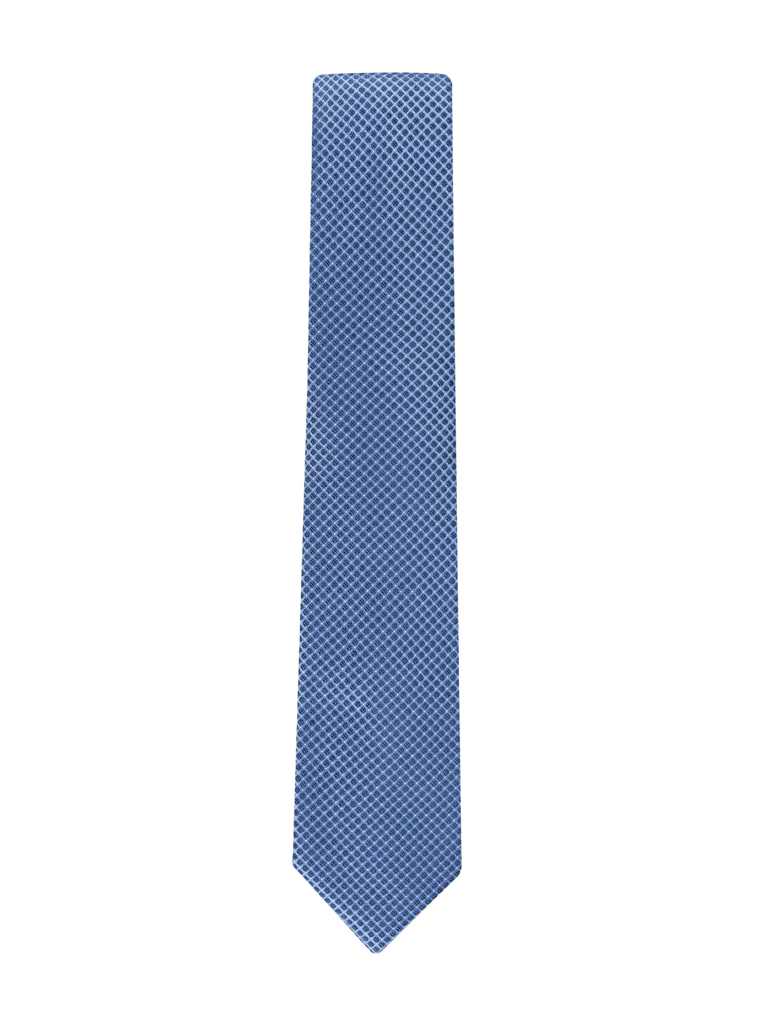 Calvin Klein Men's Steel Micro Solid A Tie, Slate Blue, Regular
