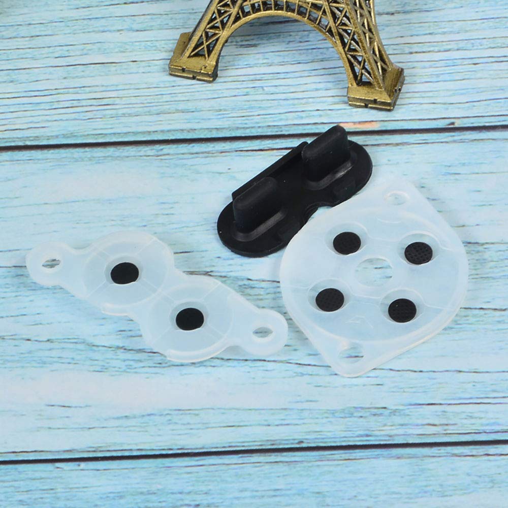 Comimark 2Set Silicon Rubber Button Replacement for NES Conductive Pads Controller Gamepad