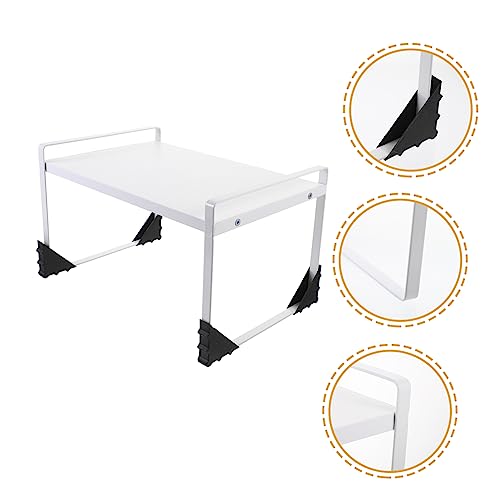 FONDOTIN Seasoning Rack Kitchen Supply Seasoning Shelf Countertop Rack Storage Shelf Multi-purpose Shelf Punch-free Rack Desktop Rack multipurpose white carbon steel cabinet shelf