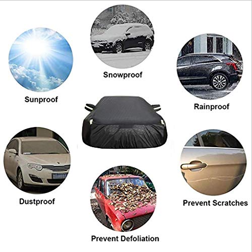 CHEY Car Cover, Compatible with Rolls Royce Currynan, All-Weather Waterproof Protection, Protected from Rain, Wind, Ultraviolet Rays, Suitable for Indoor and Outdoor Use