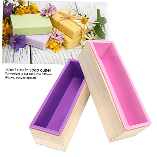 Complete Soap Making Supplies Set - Silicone Soap Mold Kit with Rectangular & Wave Cutters Plastic Mold and Soap Making Tools - DIY Soap Making Kit