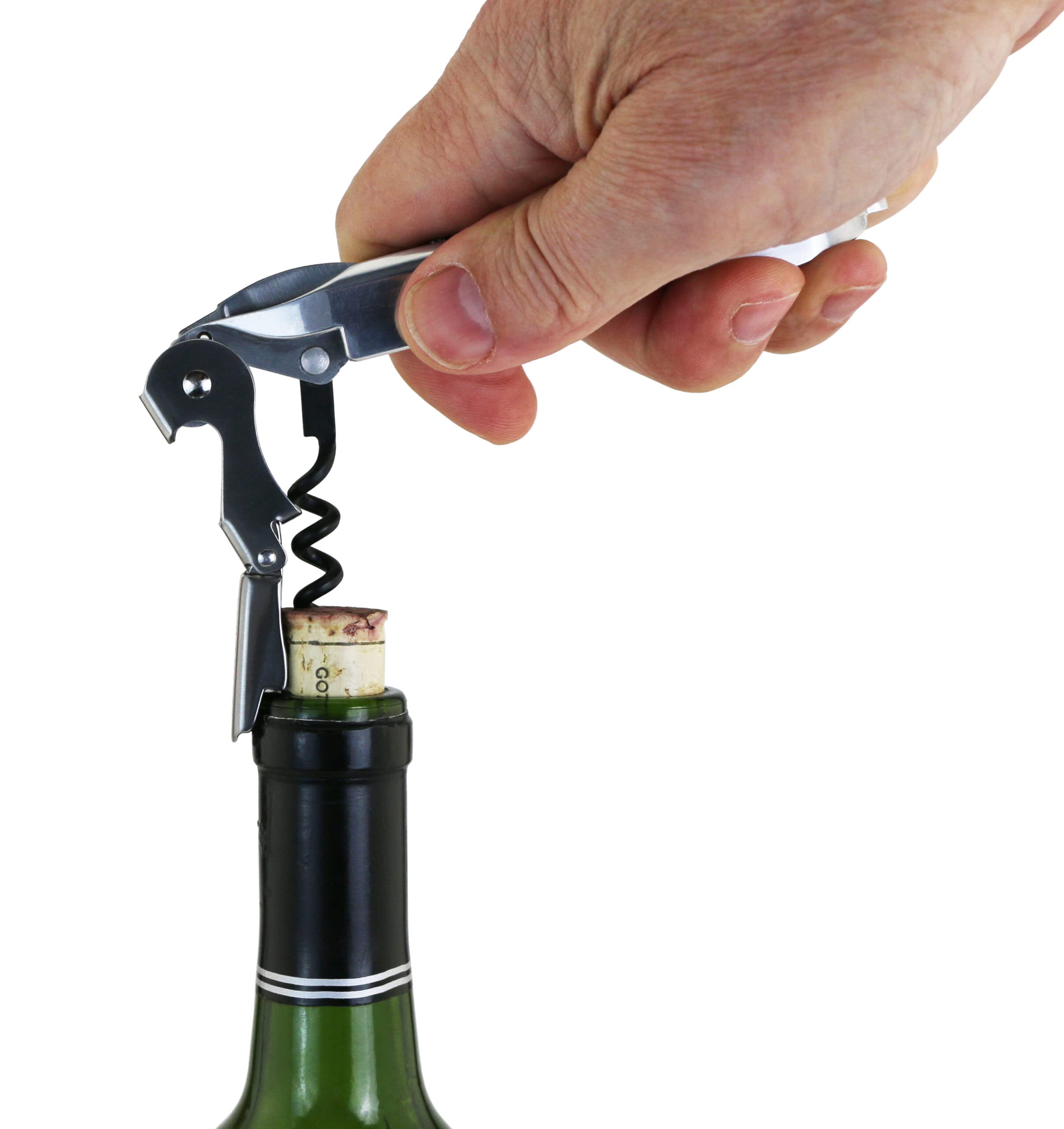 CorkBoss Low Impact Waiter Style Corkscrew with Roto Handle