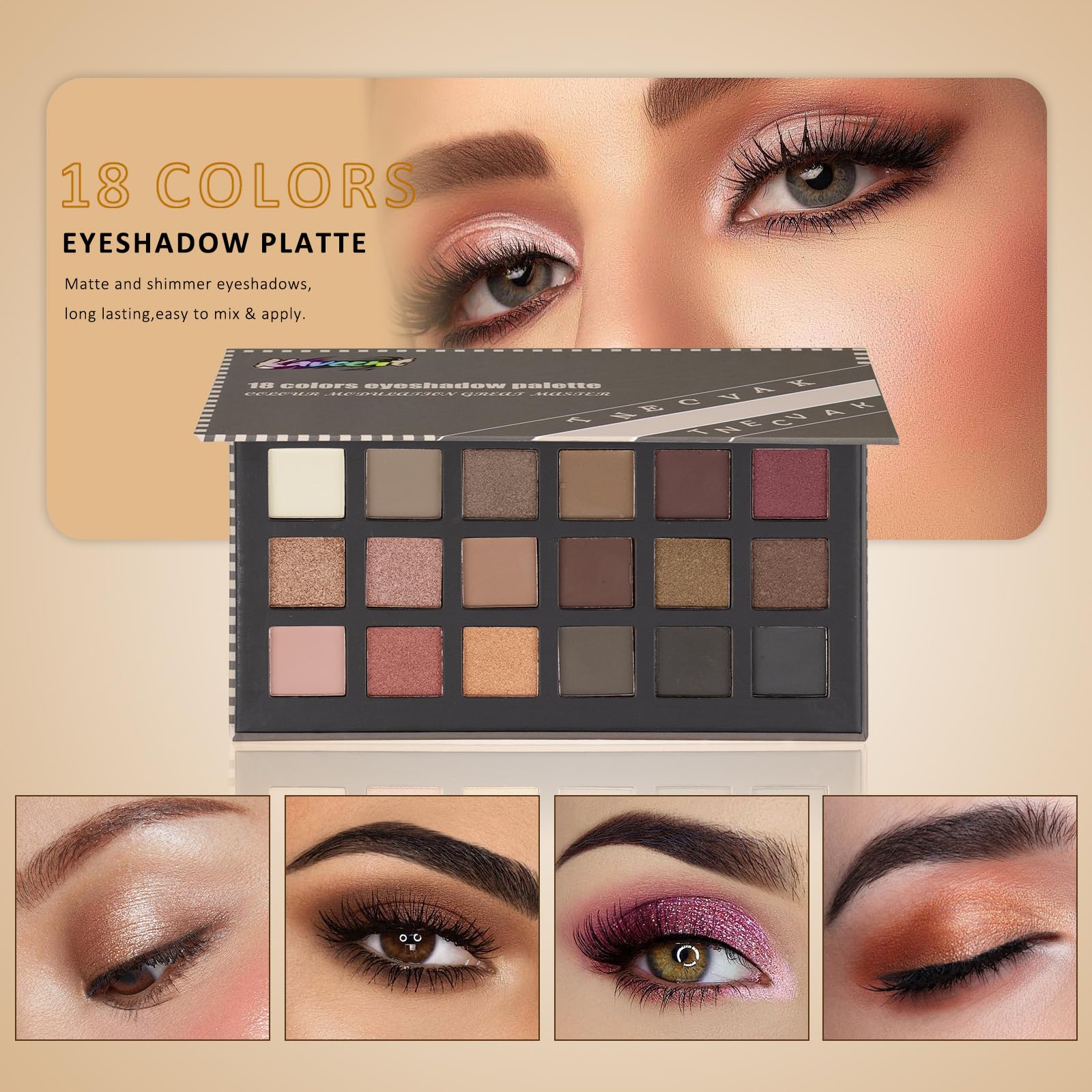 Makeup Kit Eyeshadow Palette for Women Full Gift Kit Girl Kids 49 Colors Makeup Set Combination Eyeshadow Palette with 12pcs Makeup Brushes