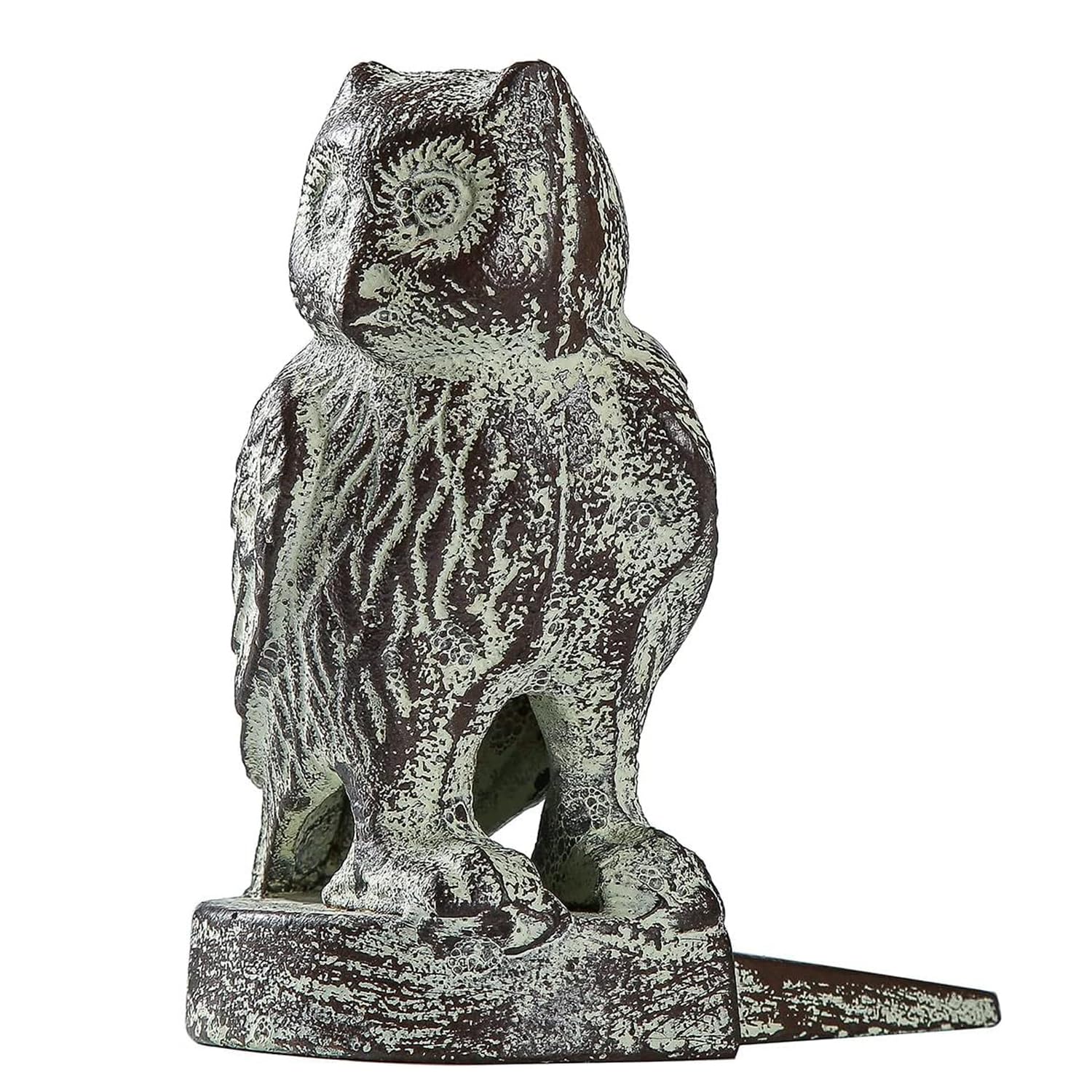 Cast Iron Owl Door Stop Decorative Door Stops Rustic Vintage Metal Heavy Duty Door Stopper Floor Decorative Doorstops for Bottom of Door