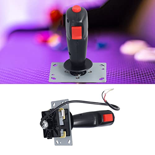 DAUERHAFT Flight Control Stick, Comfortable Grip Flight Joystick Widely Used for Game