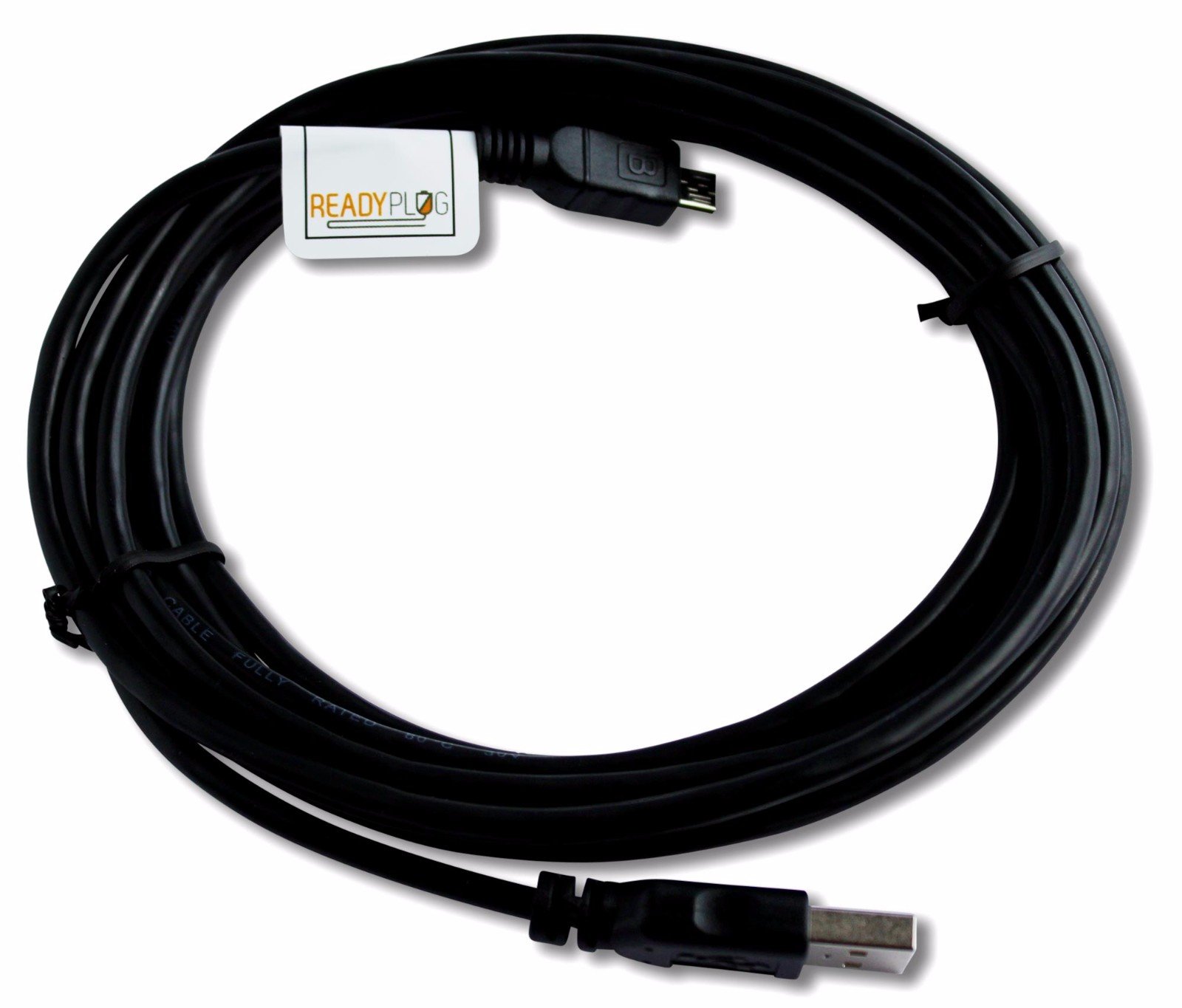 ReadyPlug USB Charger Cable for: SCUF Gaming Vantage Game Controller for Sony PS4 (Black, 10 Feet)
