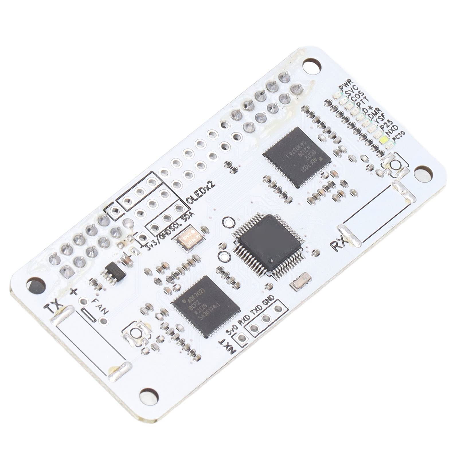 Gaeirt Duplex Hotspot Board, for ARM Processor MMDVM Hotspot Module Kit Wide Frequency Range Compact Size with Patch Antennas for Electronic Equipment