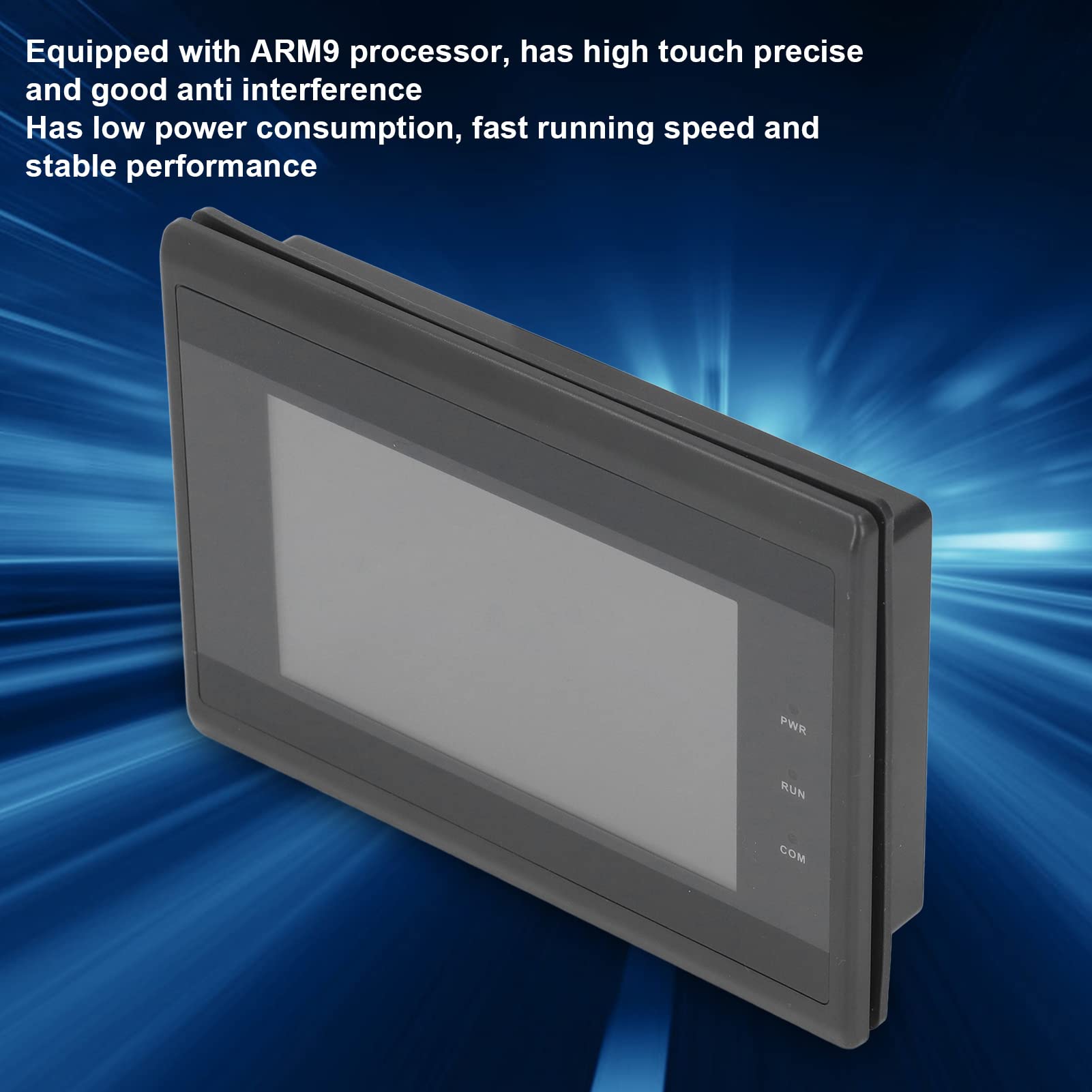 Gaeirt Industrial HMI Touch Screen, Backlit Display 480x272PX 4.3in TFT LCD Industrial Control Touch Screen Fast Running Speed for Intelligent Controller