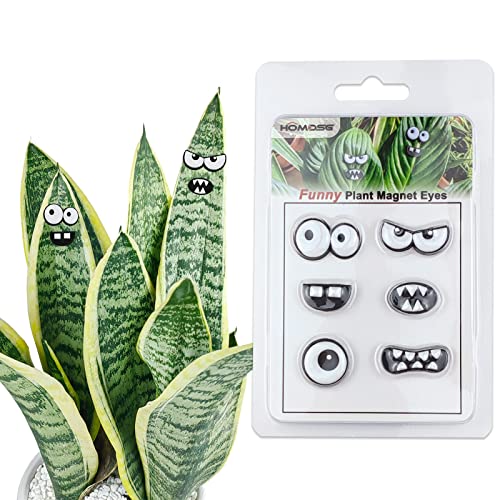 HOMDSG Monster Plant Magnets Eyes for Potted Plants, Funny Plant Safe Magnet Pins Charms, House Plant Accessories, Halloween Decorations for Plant Lovers