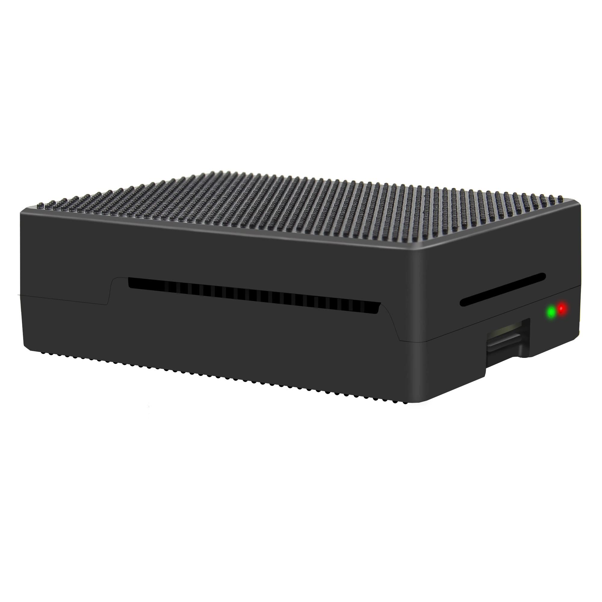 Geekworm Raspberry Pi 4 Case with Power Supply (P330), Raspberry Pi 4 Heatsink Aluminum Alloy Passive Cooling Case