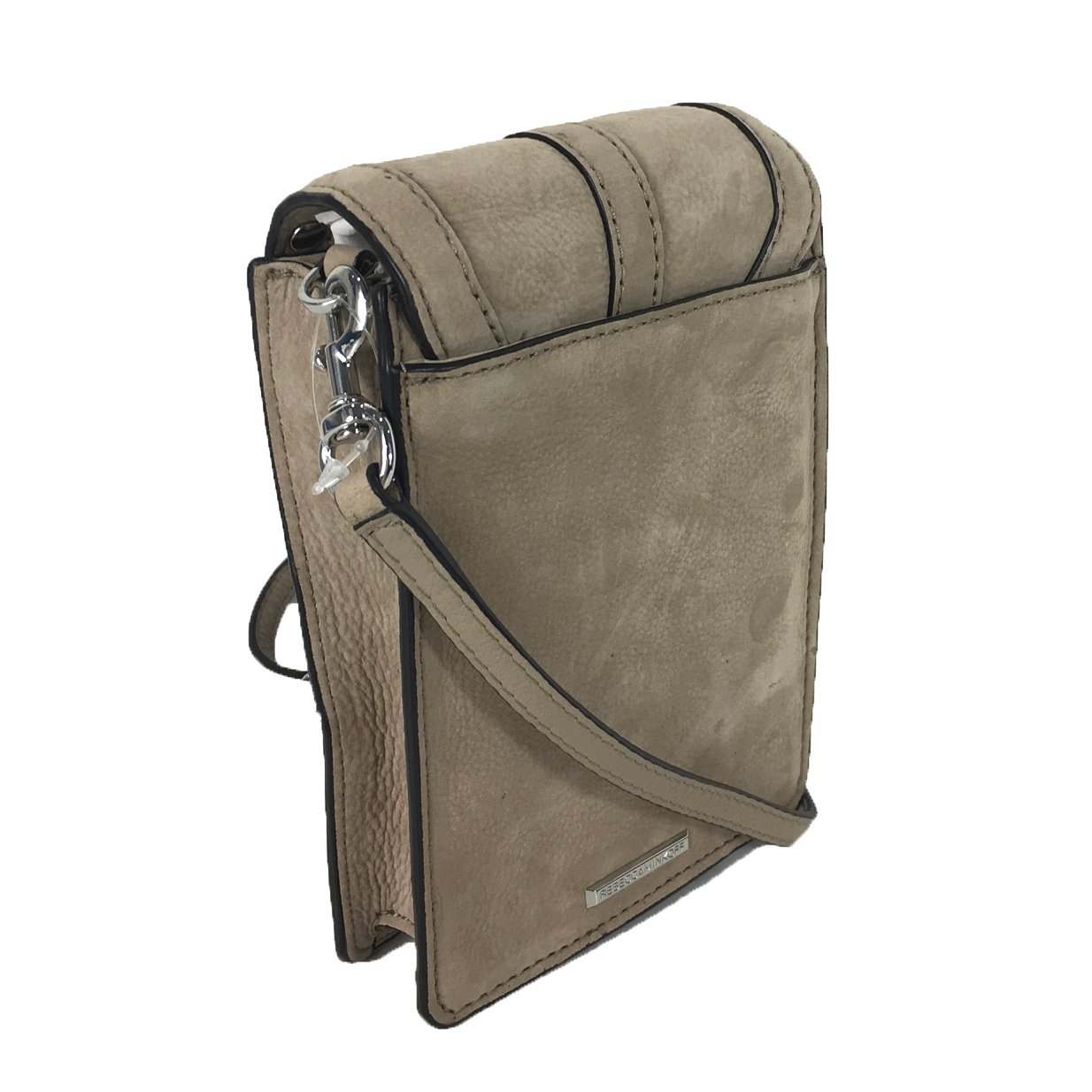 Rebecca Minkoff Rose Studded Leather Phone Crossbody, Sandstone