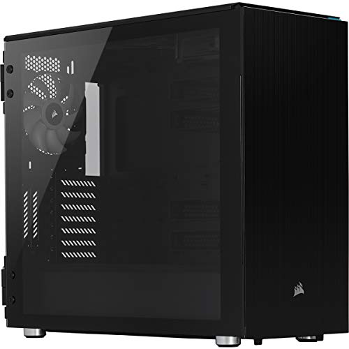 Corsair Carbide Series 678C Low Noise Tempered Glass ATX Case, Black