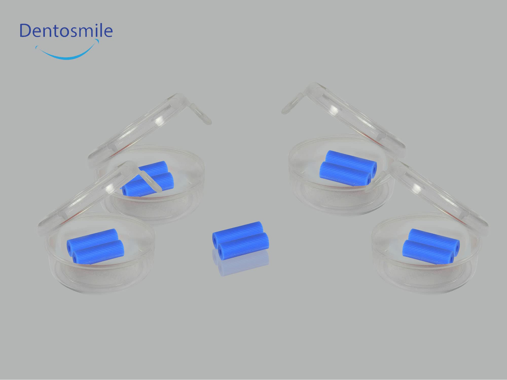 Dentosmile Chewies Seater for Invisalign Aligner Chompers Trays in Blue Colour with Carry Case
