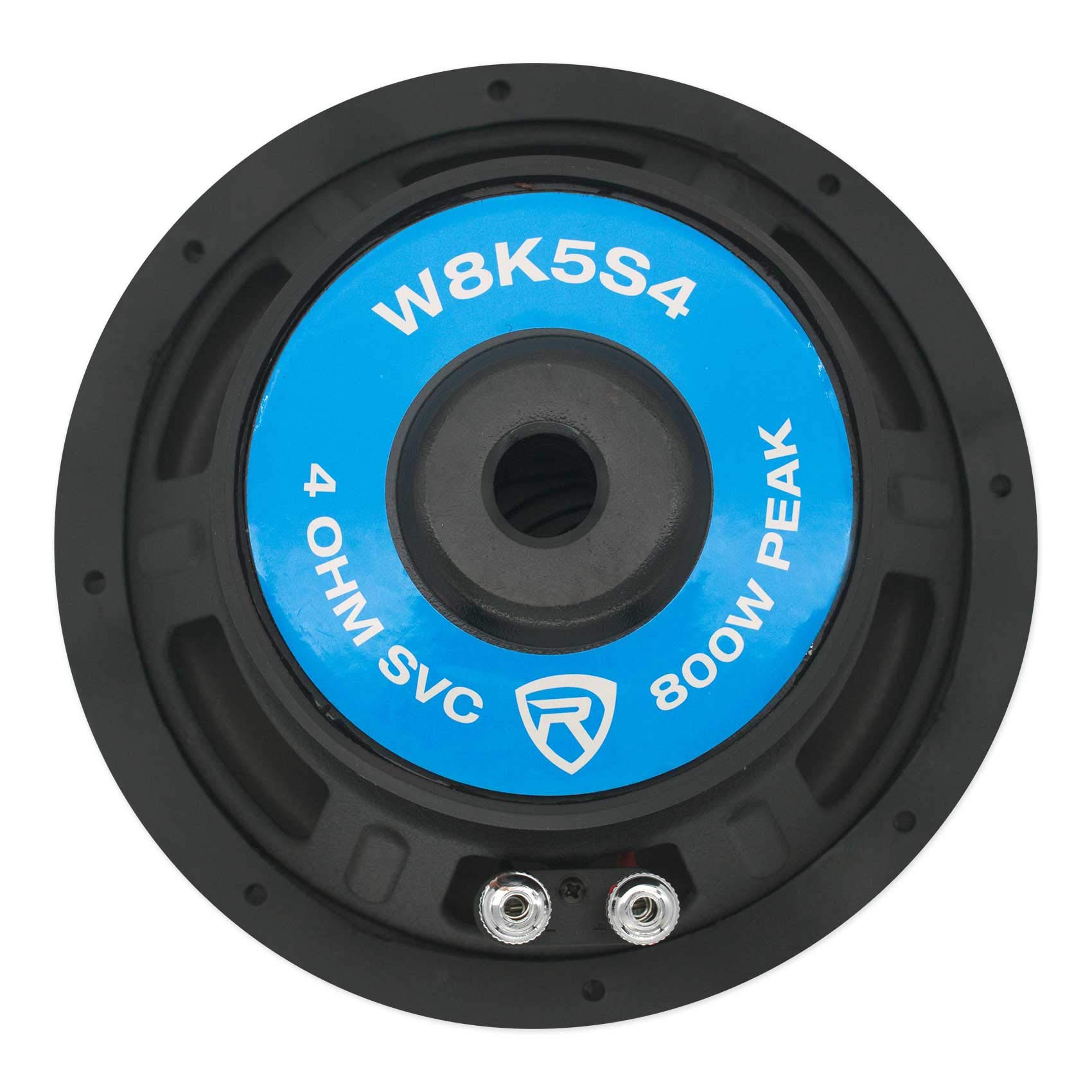 Rockville K5 W8K5S4 8" 800w 4 Ohm Car Audio Subwoofer Sub 200w RMS CEA Rated!, Black