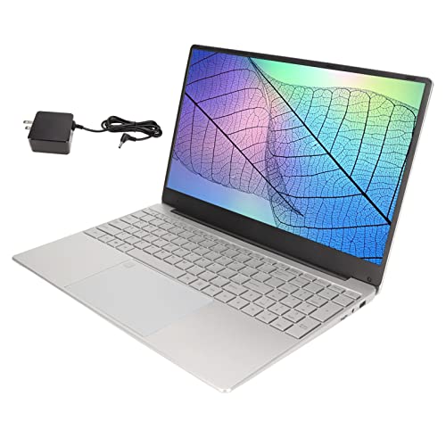 CHICIRIS Laptop Computer, Portable 15.6in Laptop 2K Resolution IPS Screen 16GB RAM for Home (16+512G US Plug)