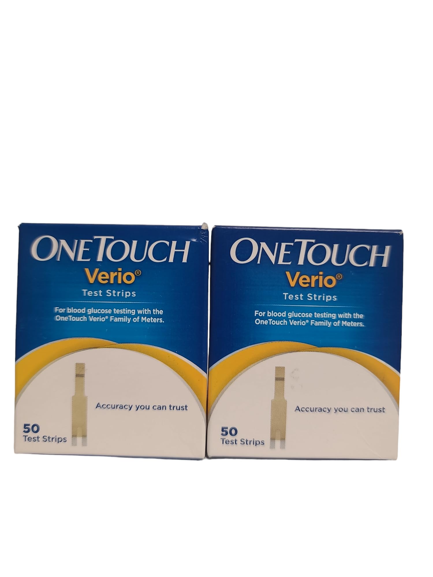 Generic Blood Glucose Test Strips ' Made for V'erio Blood Glucose Monitor Only - 100 Count, Neutral