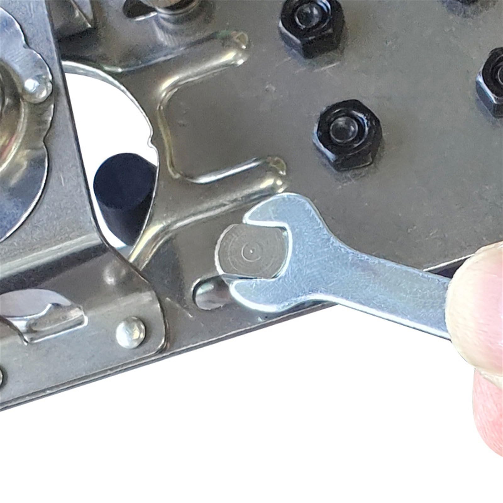 Concealed Hinge Jig with Clamp Drilling Guide Hole Locator Kits Hinge Punching Tool for Cabinet Door Hinges Inset Stainless Steel Opening Locator