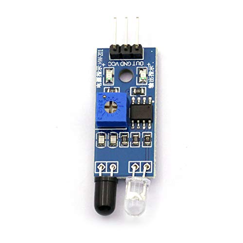 CenryKay 10PCS IR Infrared Obstacle Avoidance Sensor Module Reflective Photoelectric Sensor Module Compatible with Arduino Smart Car Robot DIY Kit