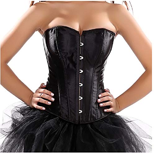 Women's Waist Training Plus Size Corsets Underbust Steel Boned Hourglass Silhouette Body Shaper