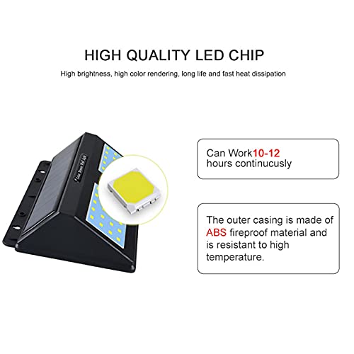 Wall Lampled Street Light Pir Motion Sensor Solar Garden Light Outdoor Waterproof Wall Lamp Solar Light for Home Garden Fence Stair asshow