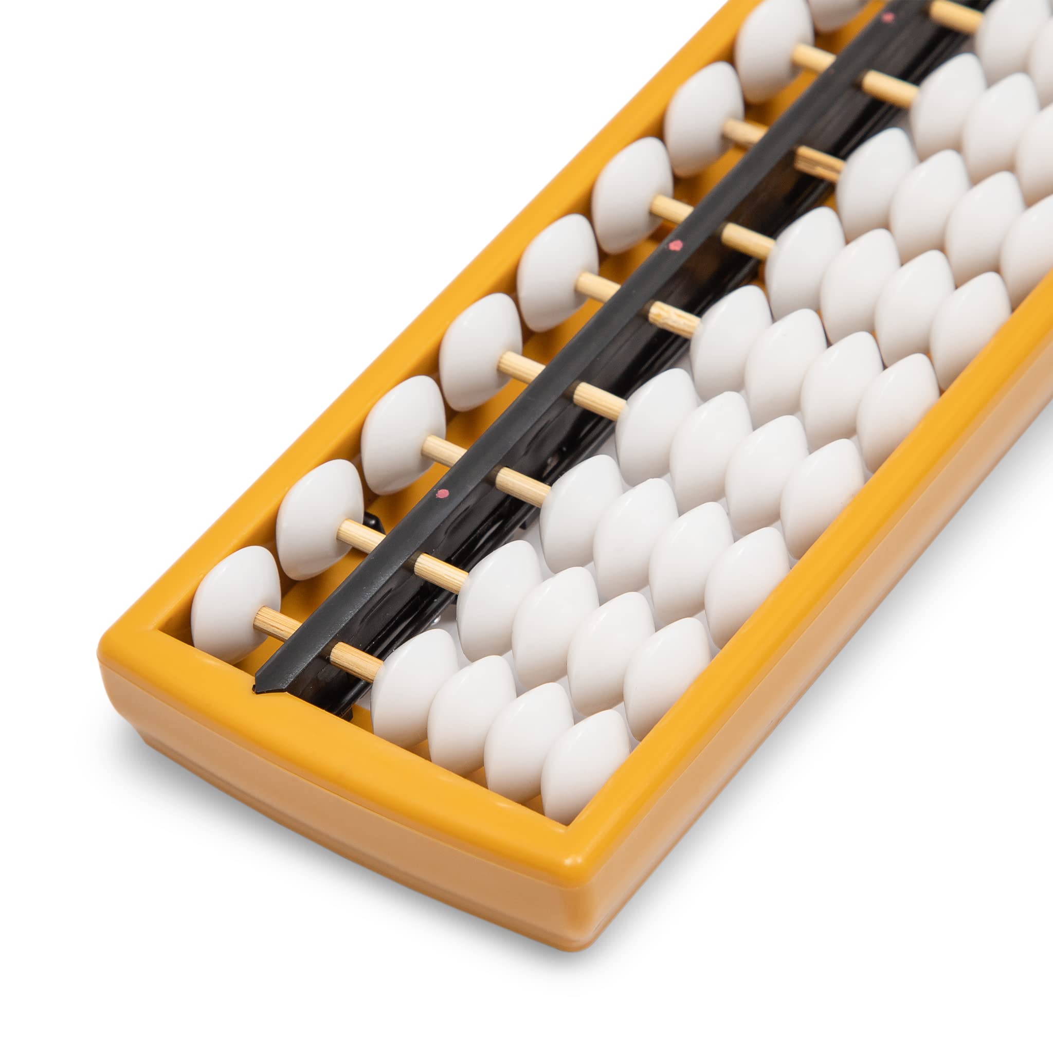 Digital Standard Abacus - 24.8 cm - Professional 13 - Column Soroban with Reset Button Calculator (Functional and Educational Tool)