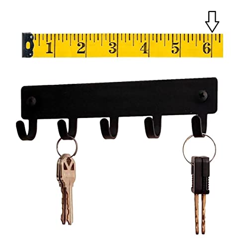 The Metal Peddler Miniature Schnauzer Dog - Key Holder for Wall - Small 6 inch Wide - Made in USA; Gift for Dog Lovers