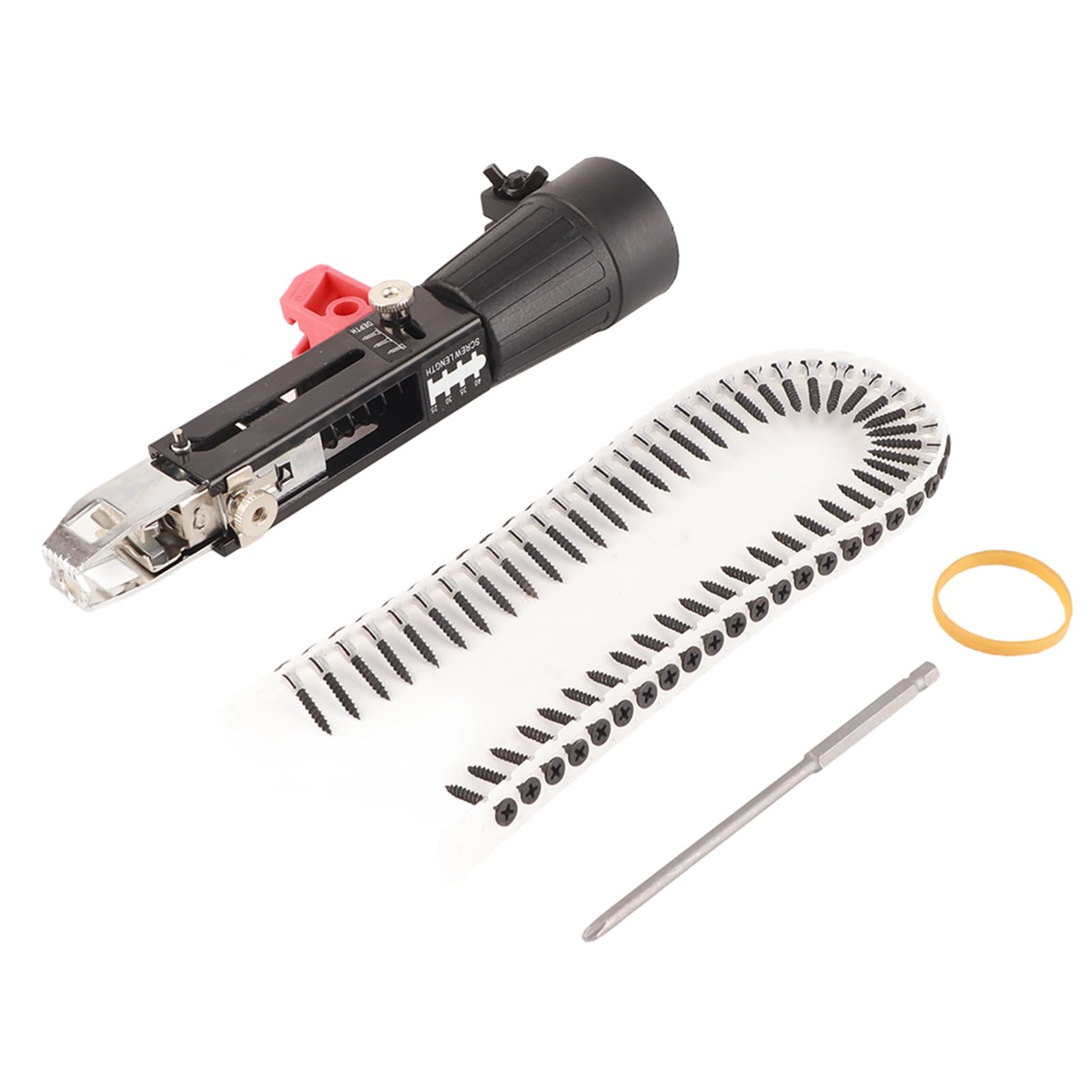 Generic Drywall Screw Gun Attachment, Automatic Screw Spike Chain Drill Screw Chain Adapter for Electric Drill Attachment, Genericcn8gew0rdo