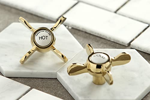 Kingston Brass KS1242BEX Essex Bridge Kitchen Faucet, Polished Brass