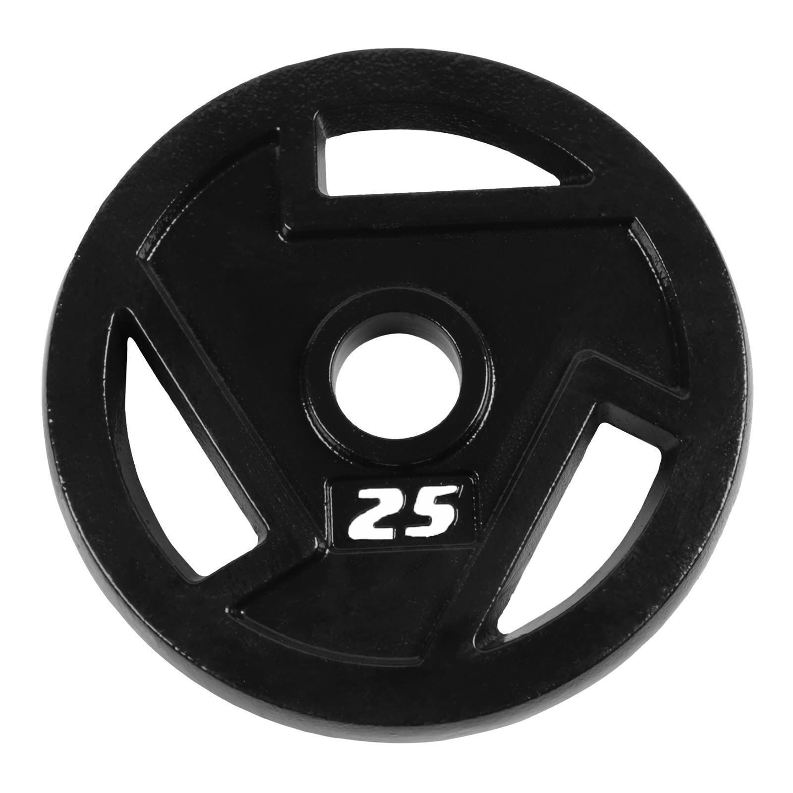 Cast Iron Bumper Plates Set,2-Inch Olympic Weight Plates Pair,85lb/105lb/140lb/155LB Free Weights Hole & Anti-Rust Hammertone Finish,Pairs or Sets,Multiple Packages (25LBx2)