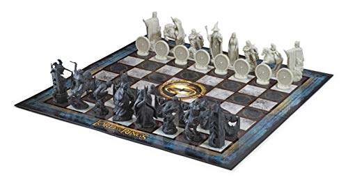 The Noble Collection The Lord of The Rings - Chess Set: Battle for Middle-Earth,Black