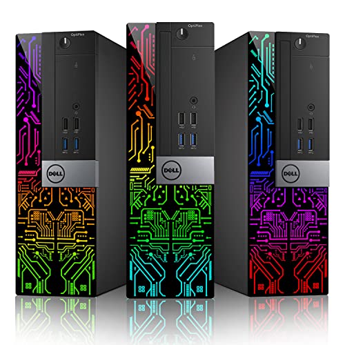 Dell OptiPlex Gaming Desktop RGB Lights Computer Intel Core i5 3.20GHz Radeon RX 550 4GB 16 GB RAM 512GB M.2 NVME (Fast Boot) Windows 10 Pro - WiFi - Bluetooth - HDMI (Renewed)