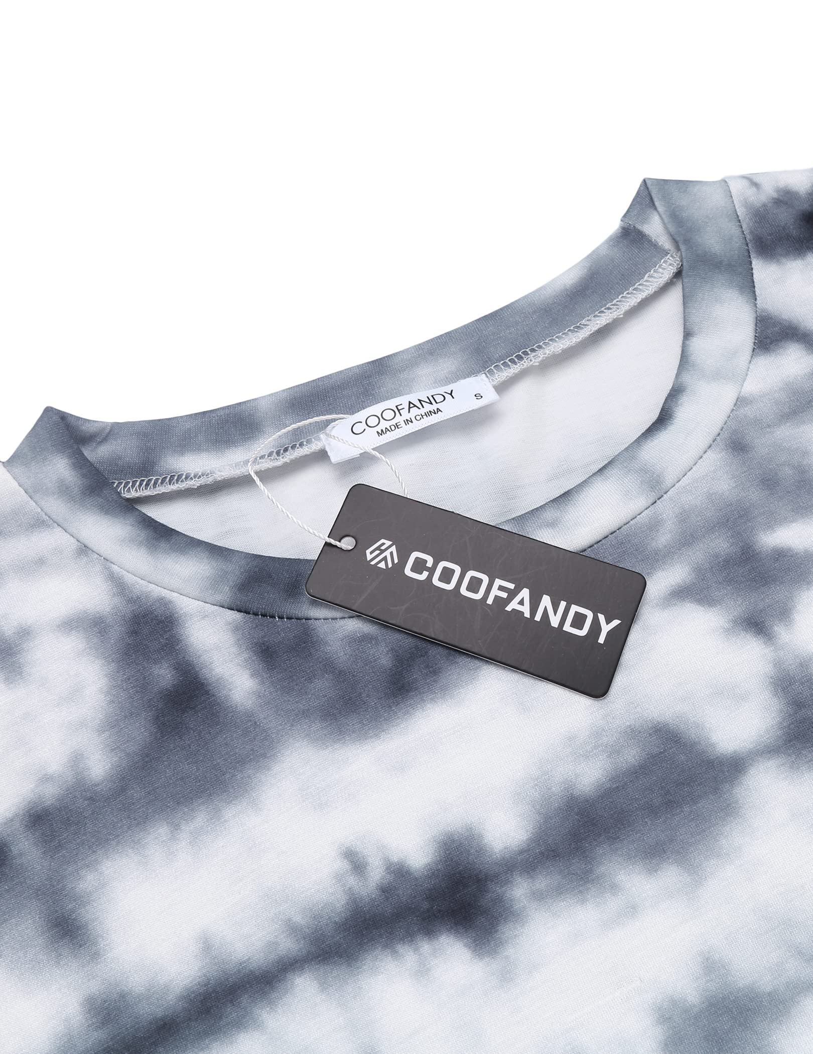 COOFANDY Men's Slim Fit Long Sleeve Shirts 2 Pack Crew Neck Shirts Casual Sport Shirts
