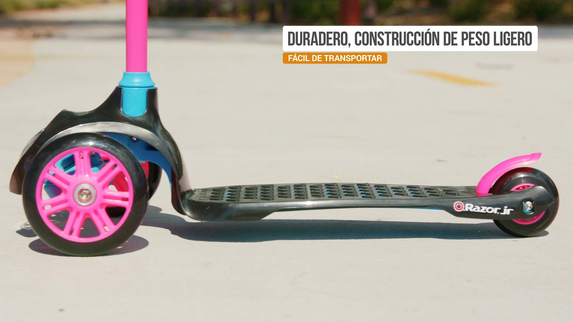 Razor Jr. T3 Kick Scooter for Kids Ages 3+ - Lightweight, Advanced Tilt-to-Turn Technology, For Riders up to 48 lbs