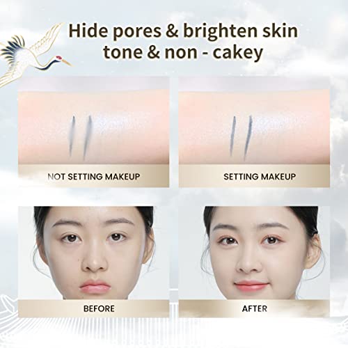 CATKIN Dreamworld Air Makeup Loose Powder Setting Finishing Powder Oil Control Matte Natural with Puff (C01 Natural)
